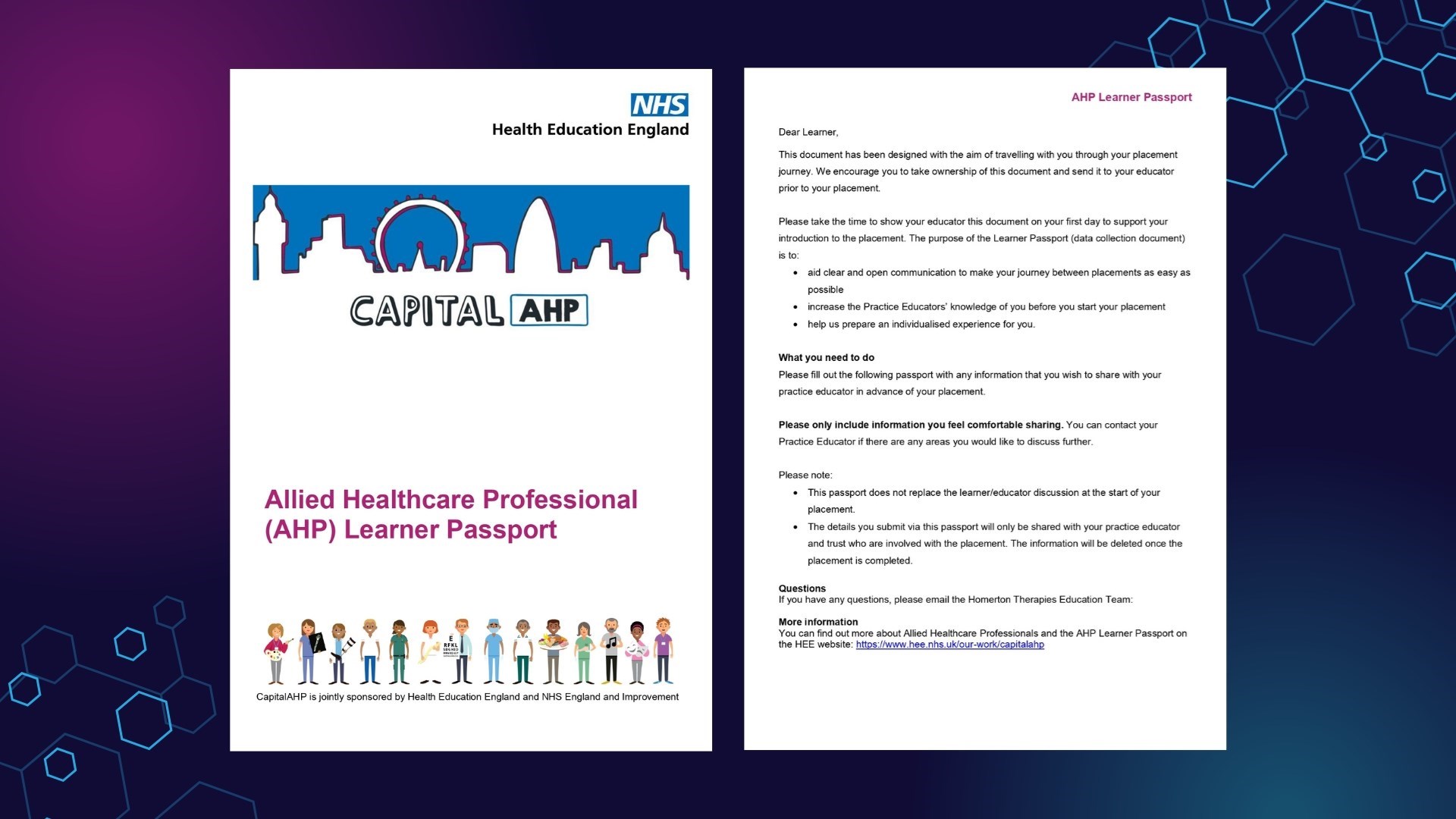 Homerton - Capital AHP Learner Passport