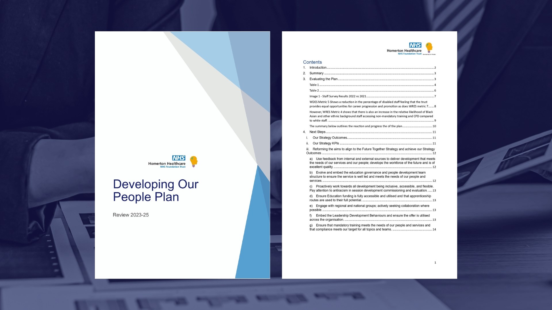 Homerton - Homerton Developing our People Plan 2023-25