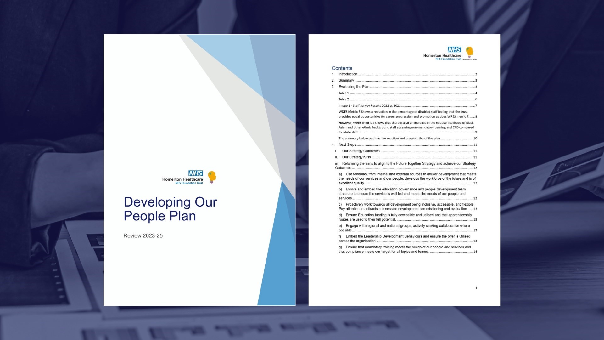 Homerton - Homerton Developing our People Plan 2023-25